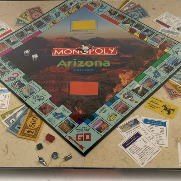 Hasbro | Games | Vintage Monopoly Arizona Edition 998 Board Game Hasbro ...